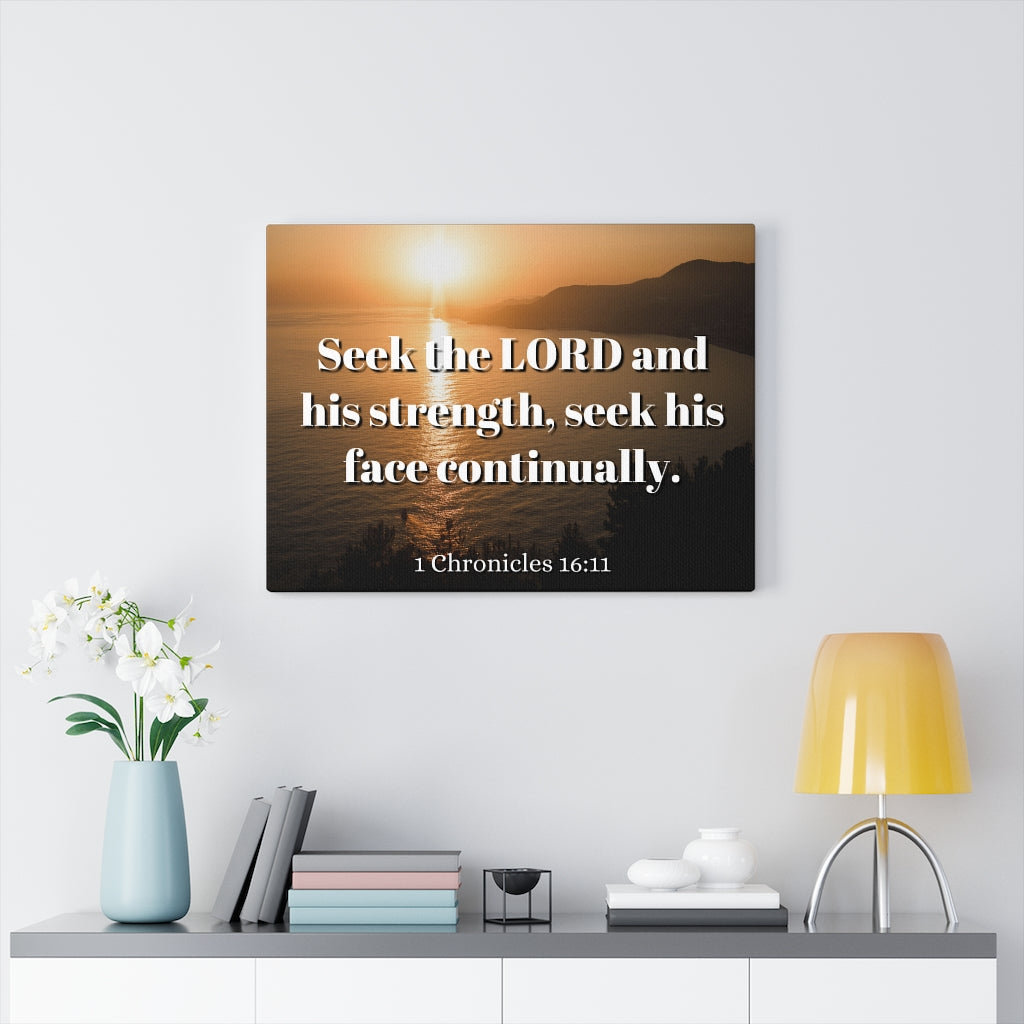 Trinx Seek The Lord Continually 1 Chronicles 16:11 Christian Wall Art Bible Verse Print Ready To ...